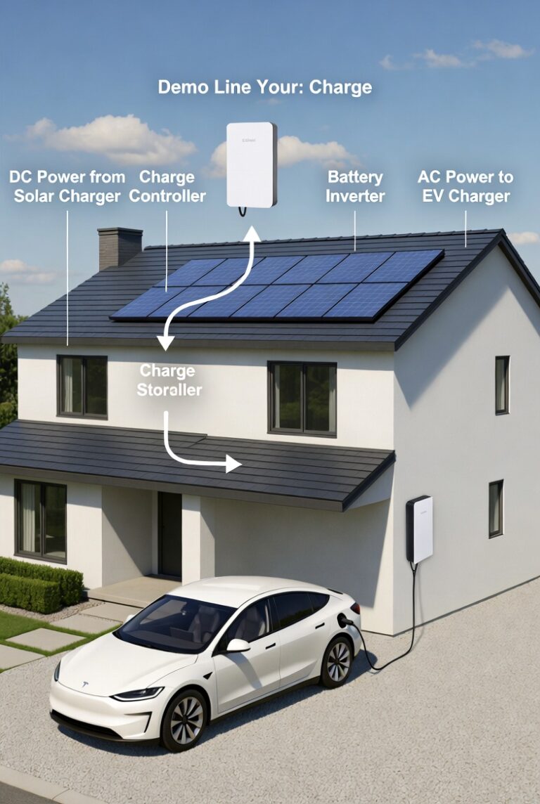 Solar DC EV Fast Charger | Direct PV to EV Charging Solution - EGBatt